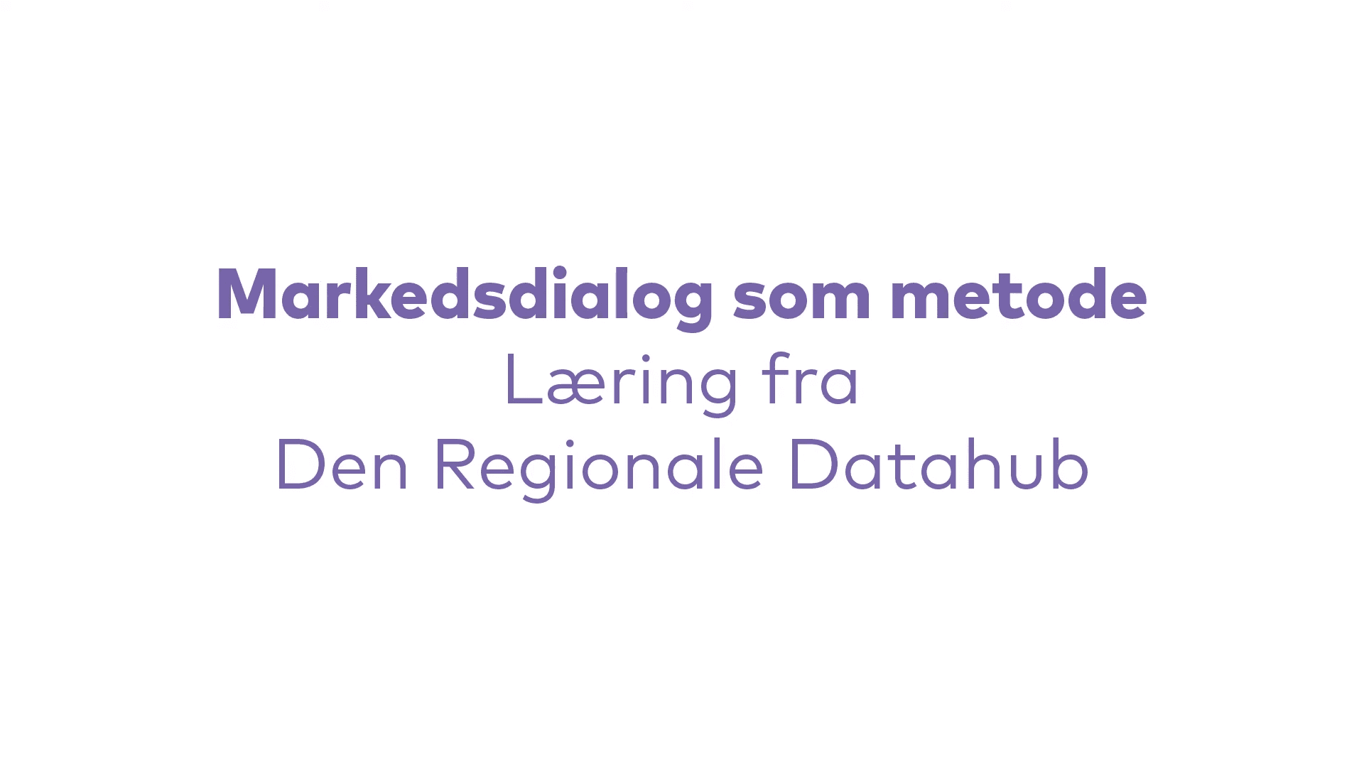 VIDEO: Markedsdialog som metode | Gate 21